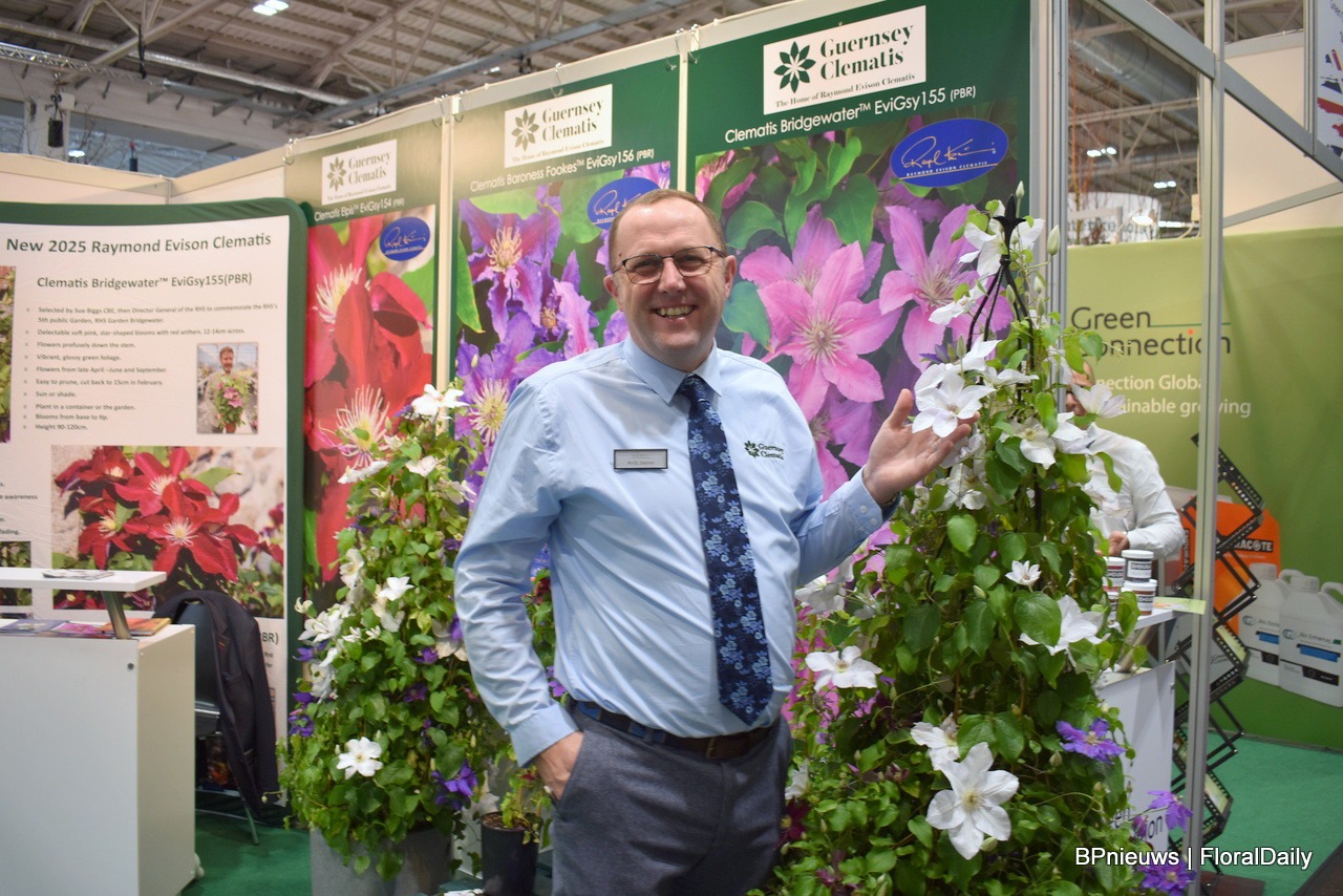 Raymond Evison Clematis unveils three new cultivars at IPM Essen 2026