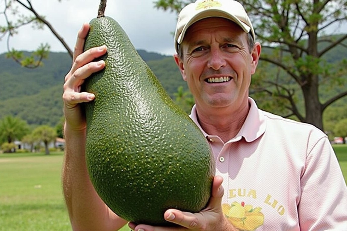 Giant avocado