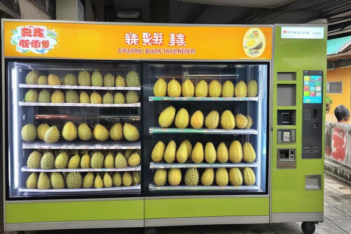 Durian vending machine launched