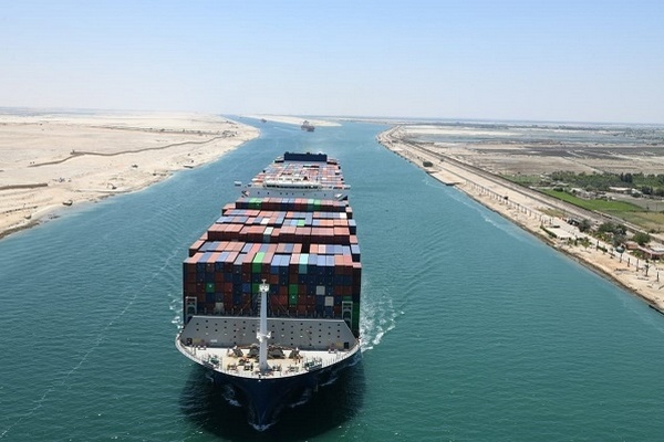 Denmark envoy says Maersk reviews Suez Canal return