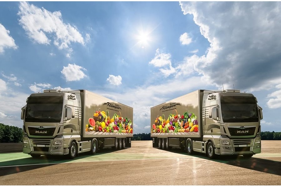 "Temperature-controlled transport of fruit, vegetables and dairy products"