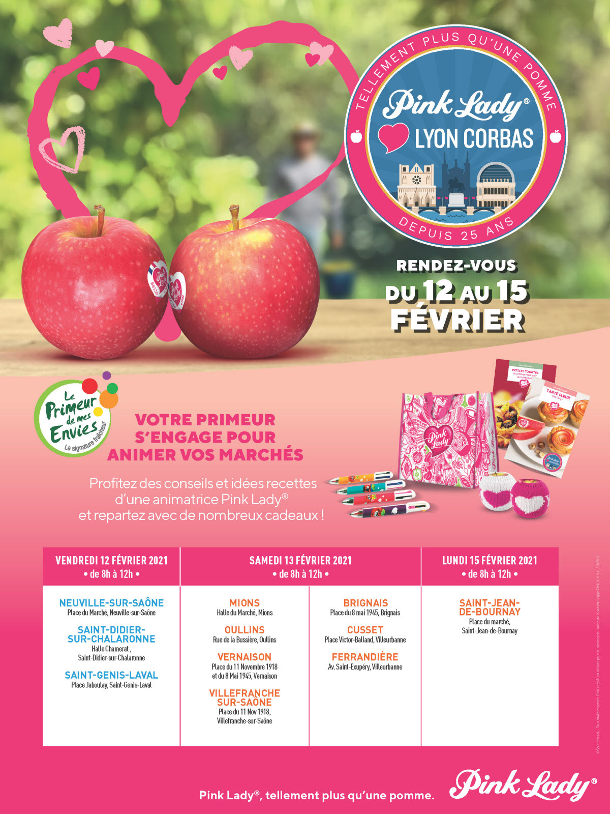 Animations autour de la Pink Lady