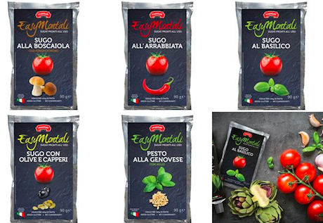 Una linea di sughi pronti in un packaging innovativo