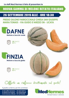 La nuova gamma di melone retato Italiano della Med Hermes