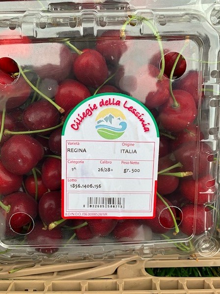 A Verona ciliegie di montagna disponibili per tutto il mese di luglio