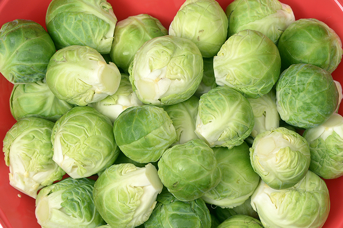 Spruiten die naar karamel smaken